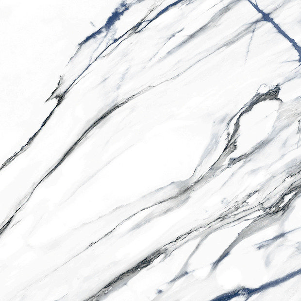 Bellus Blue Marble Effect Wall & Floor Tiles - 600 x 600mm