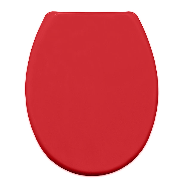 Bemis Atlantic Round Spa Toilet Seat - Chicago Red