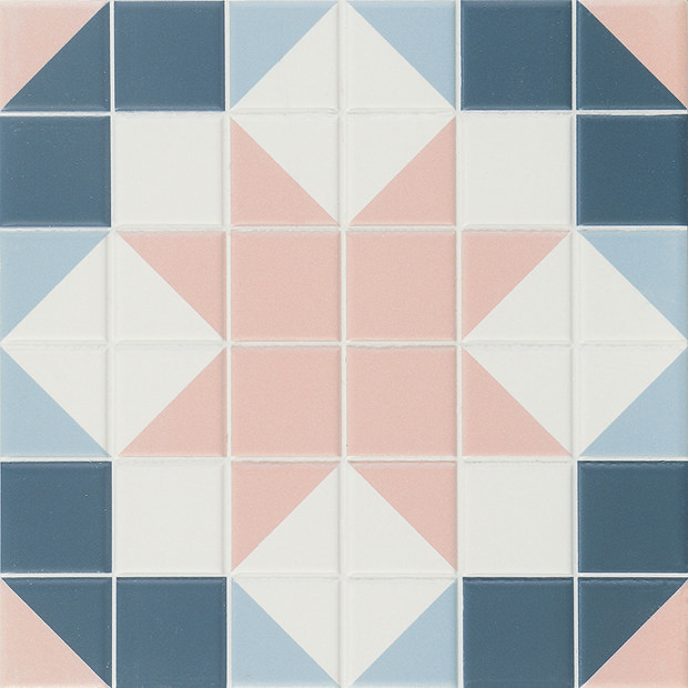 Bentham Patterned Wall & Floor Tiles - 200 x 200mm