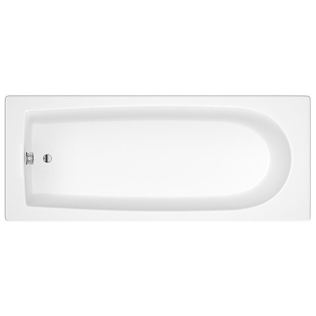 Bianco Bathroom Suite with Single Ended Bath - 3 Bath Size Options at ...