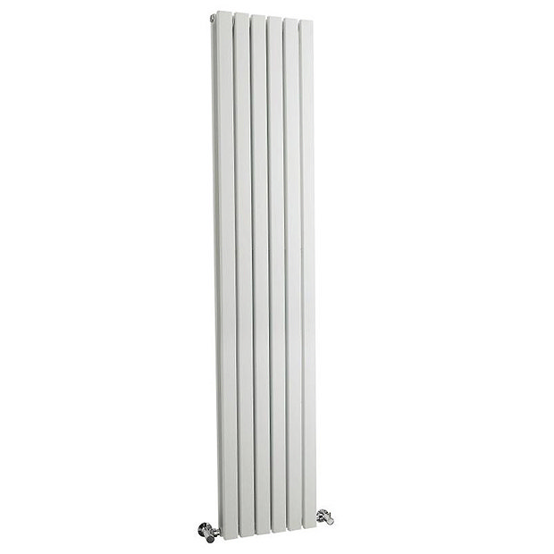 Bilbao White Double Panel Designer Radiator | 1800 x 354mm | Online