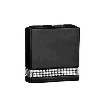 Black Radiance Ceramic Toothbrush Holder at Victorian Plumbing UK