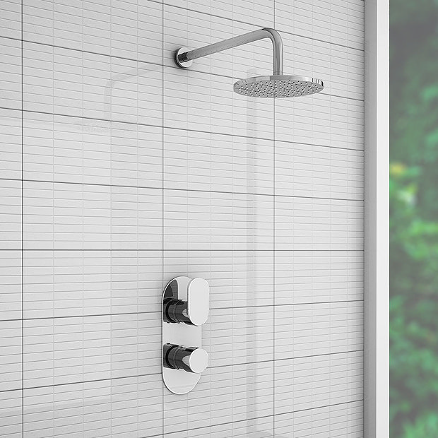 Bosa Modern Shower Package with Concealed Valve + Head | Victorian ...