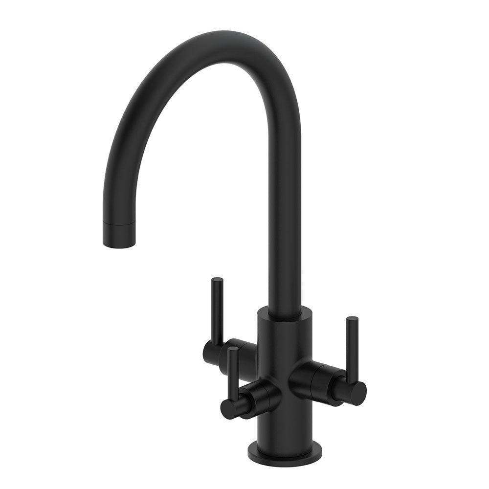 Bower 3-in-1 Instant Boiling Water Tap - Modern Matt Black with Boiler ...