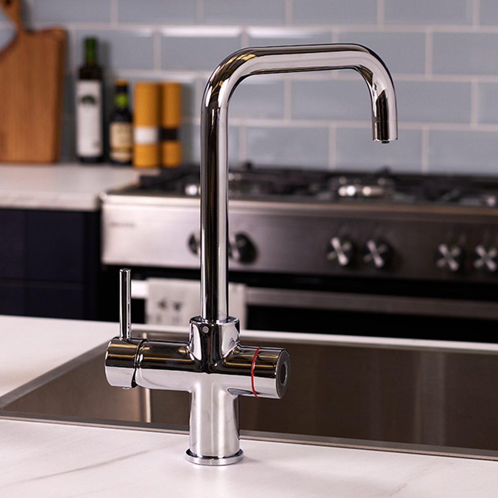 Bower Biometric Control 4-in-1 Instant Boiling Water Tap - Chrome