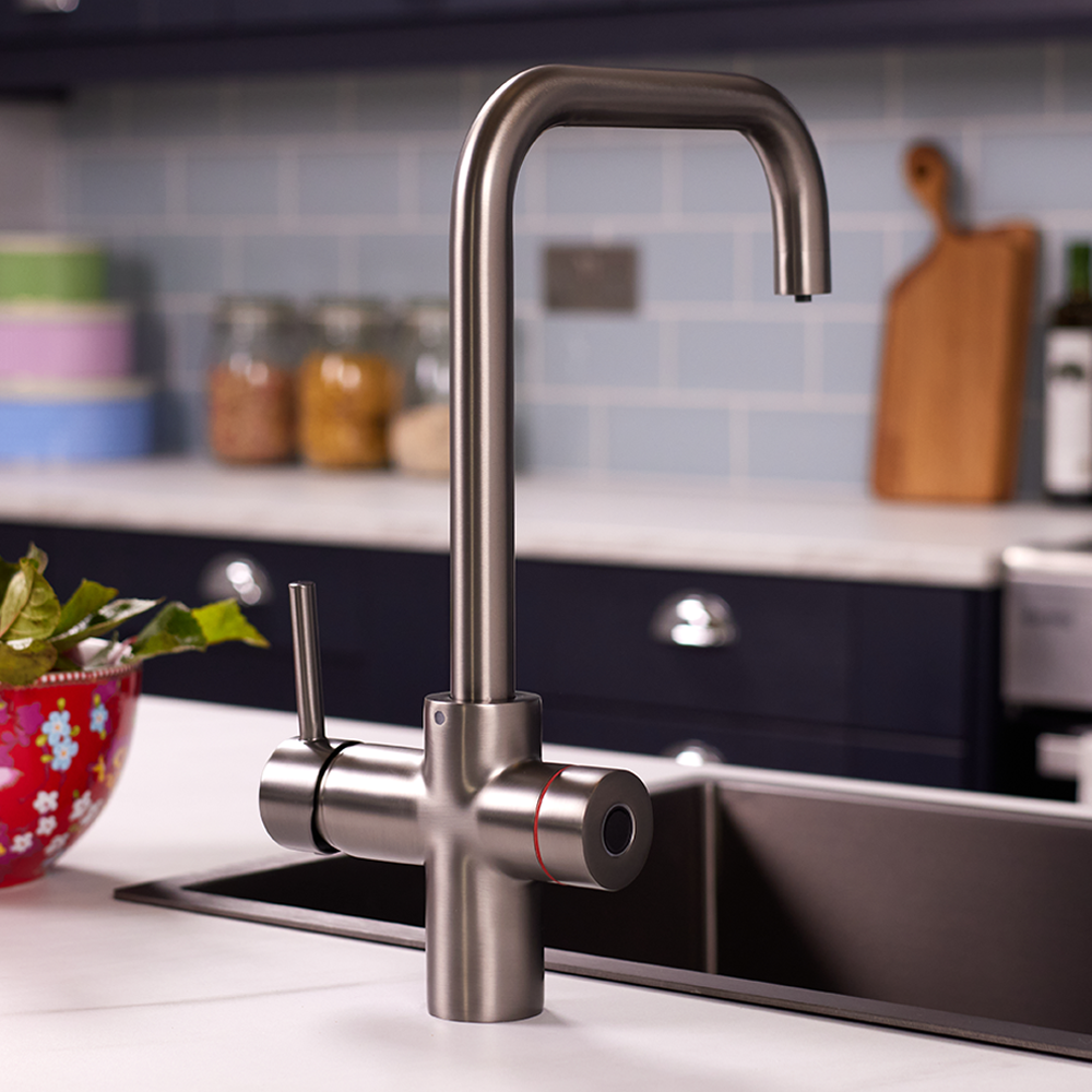 Bower Biometric Control 4-in-1 Instant Boiling Water Tap - Gun Metal