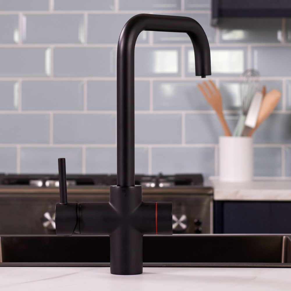 Bower Biometric Control 4-in-1 Instant Boiling Water Tap - Matt Black