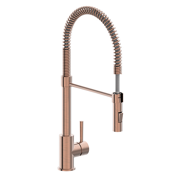 Bower Brushed Copper Single Lever FlexiSpray Kitchen Tap