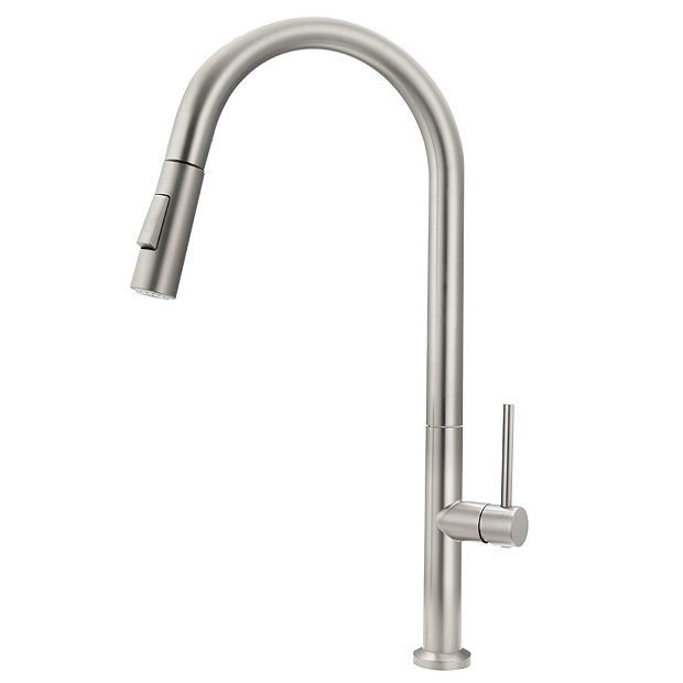 Bower Geneva Kitchen Sink Mixer with Pull-Out Hose and Spray Head ...