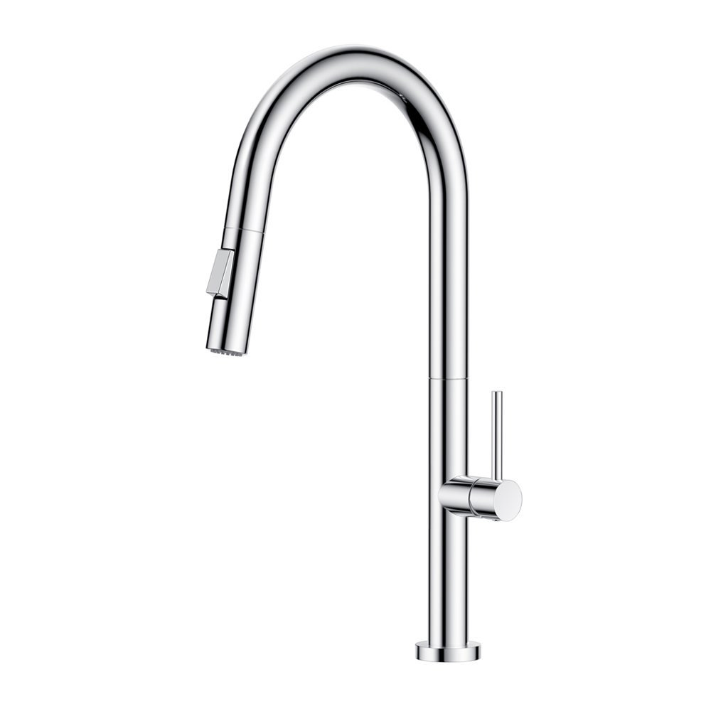 Bower Kitchen Sink Mixer with Pull-Out Hose and Spray Head - Chrome