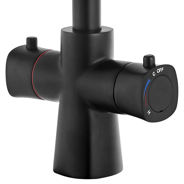 Bower Madrid Directional Spray Instant Boiling Water Tap - Matt Black ...