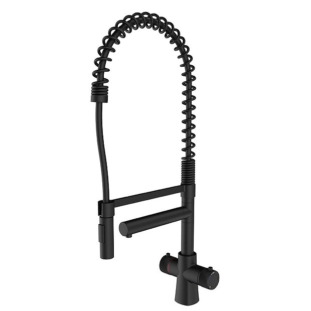 Bower Madrid Directional Spray Instant Boiling Water Tap - Matt Black ...