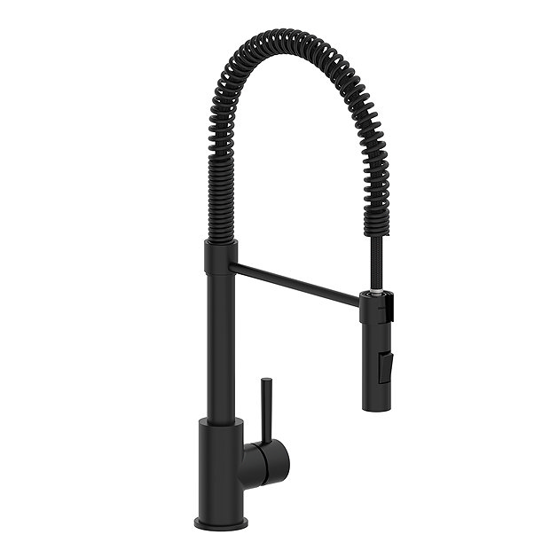 Bower Matt Black Single Lever FlexiSpray Kitchen Tap