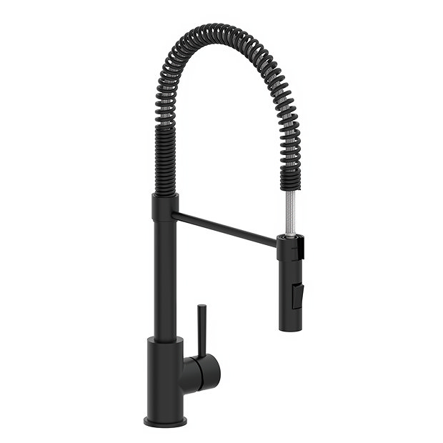 Bower Matt Black Single Lever FlexiSpray Kitchen Tap
