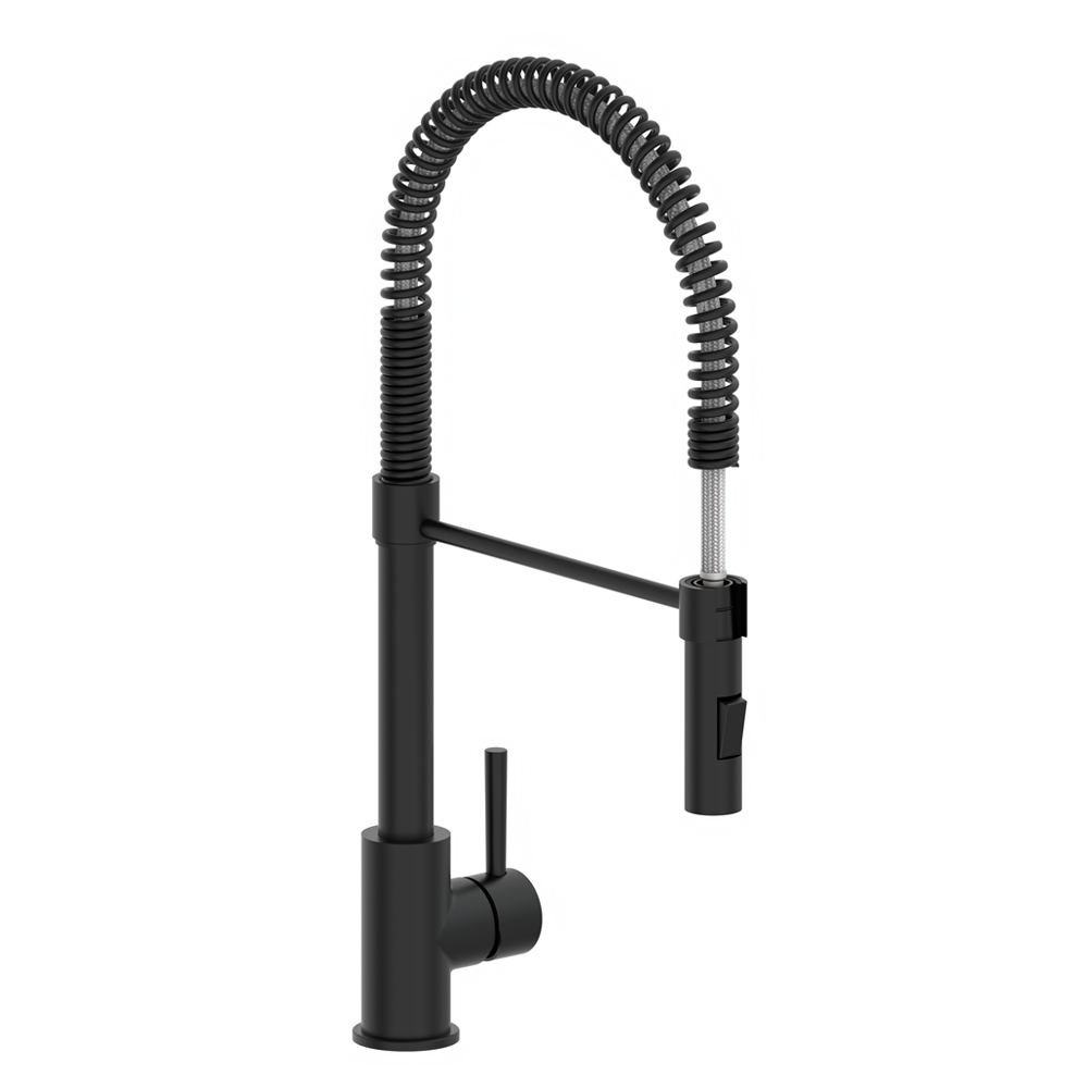 Bower Matt Black Single Lever FlexiSpray Kitchen Tap