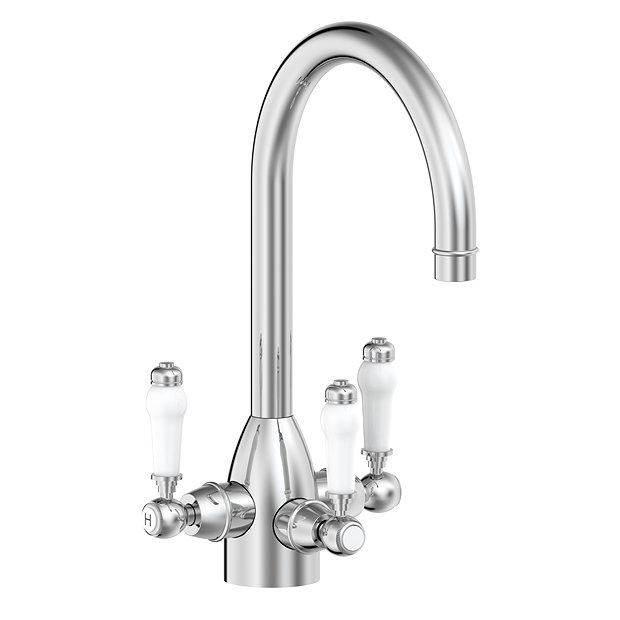 Bower Traditional Chrome 3-in-1 Water Purifier Tap (incl. System with ...