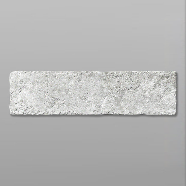 Branford White Stone Effect Tiles - 75 x 280mm