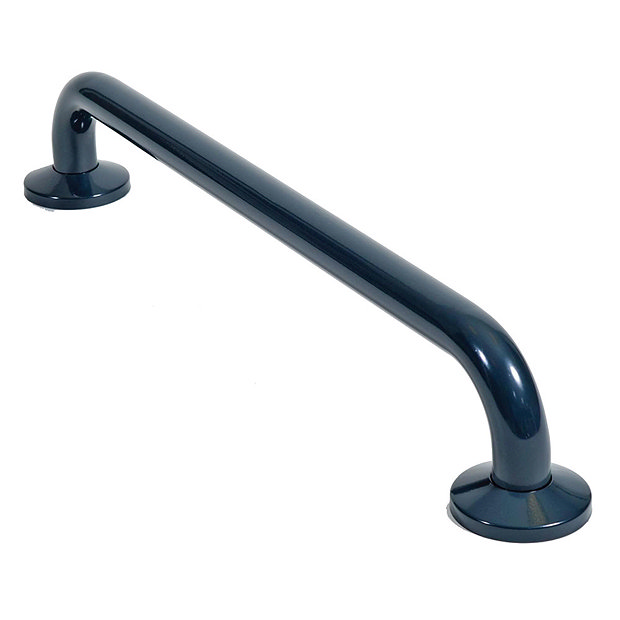Bristan 600mm Grab Rail | Blue Aluminium | Victorian Plumbing.co.uk