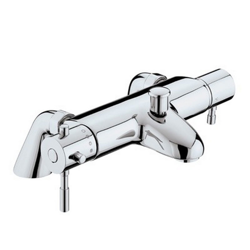 Bristan - Artisan Thermostatic Pillar Bath Shower Mixer w/ Lever ...