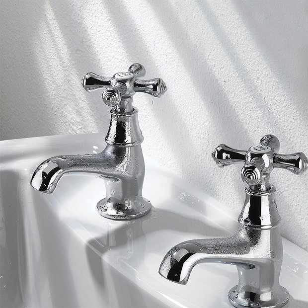 Bristan Colonial Basin Taps - Chrome Plated