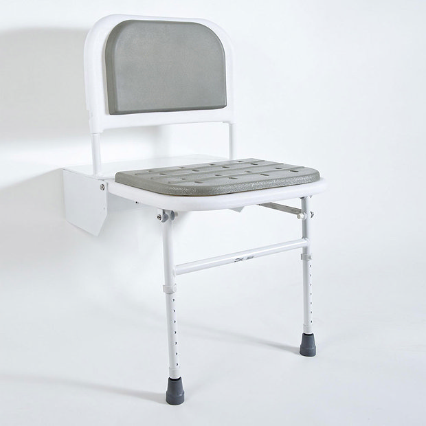 Bristan DocM Shower Seat With Legs | From Victorian Plumbing.co.uk