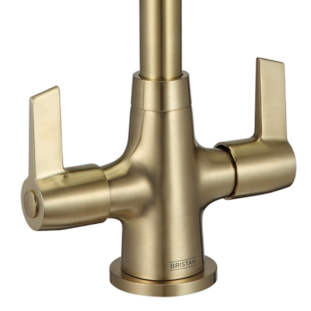 Bristan Echo EasyFit Sink Mixer Brushed Brass EC-SNK-EF-BB
