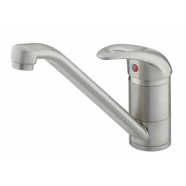 Bristan Java Single Flow Easyfit Sink Mixer | Steel Finish | Online