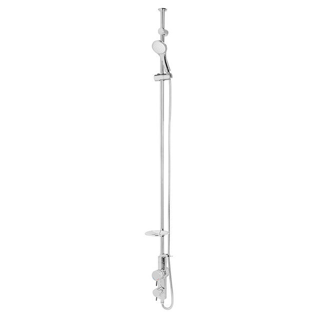 Bristan - Prism Exposed Twinline Dual Control Shower with Kit (ceiling ...