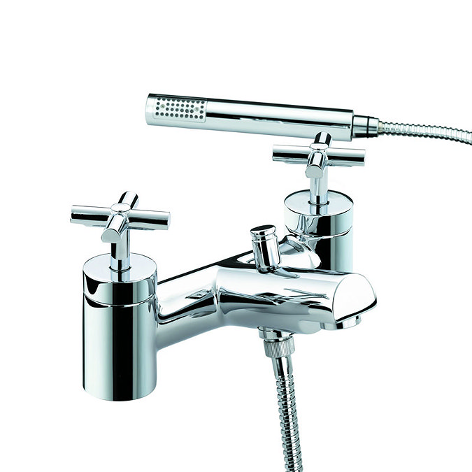 Bristan Quadrant Bath Shower Mixer - Chrome - QT-BSM-C at Victorian ...