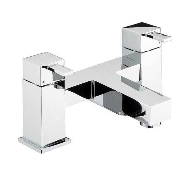 Bristan - Quadrato Bath Filler - Chrome - QD-BF-C at Victorian Plumbing UK