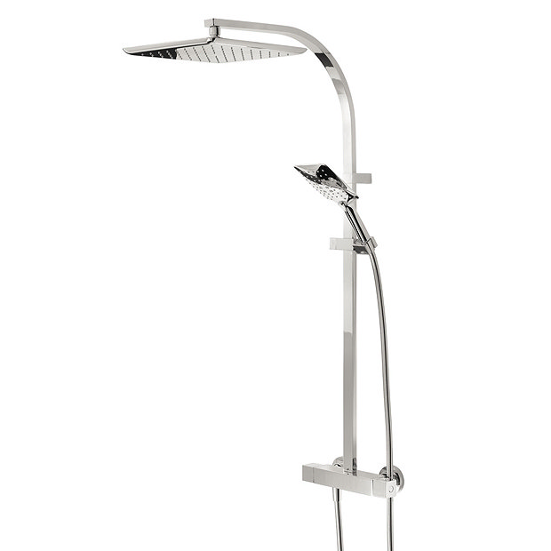 Bristan Vertico Thermostatic Exposed Bar Shower with Rigid Riser - VR-SHXDIVFF-C