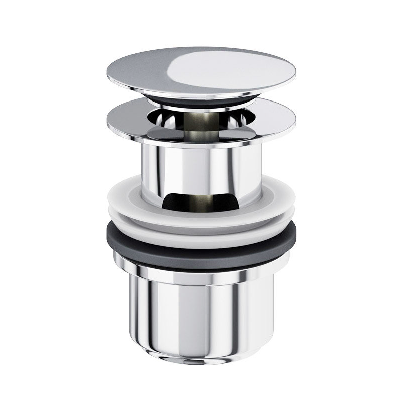 Britton Bathrooms - Basin Click-Clack Waste (slotted) - Chrome plated ...