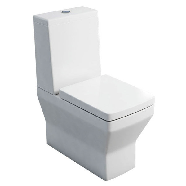 Britton Bathrooms - Cube S20 Close Coupled Toilet & Soft Close Seat at ...