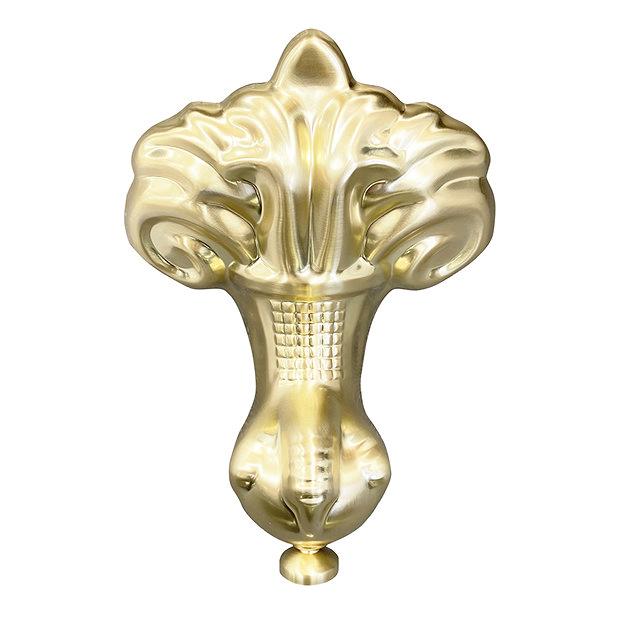 Bromley 1780 Single Ended Roll Top Bath + Brushed Brass Leg Set ...