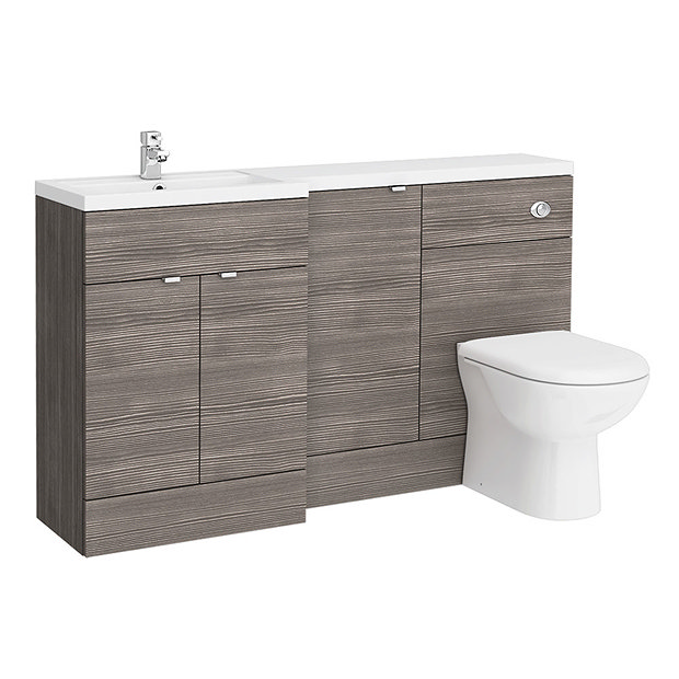Brooklyn Grey Avola Combination Furniture Pack - 1500mm Wide at ...