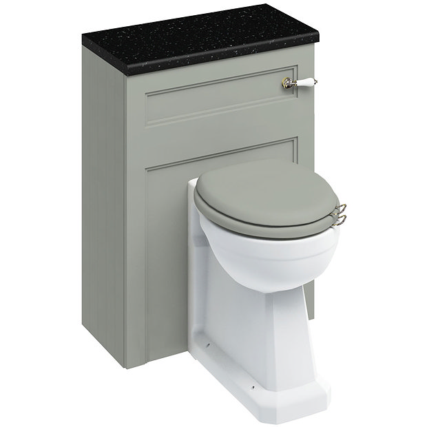 Burlington 60 Back to Wall Unit & Regal Comfort Height Pan (excluding ...