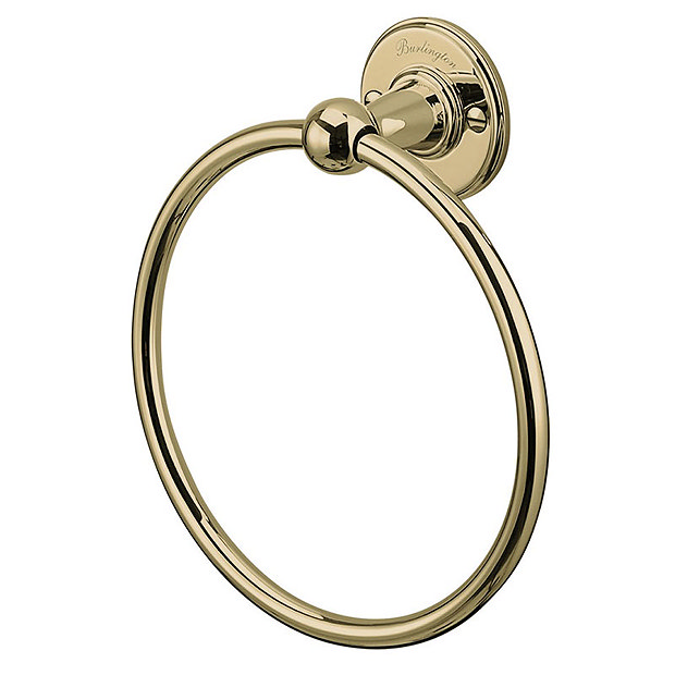 Burlington Gold Towel Ring - A3-GOLD