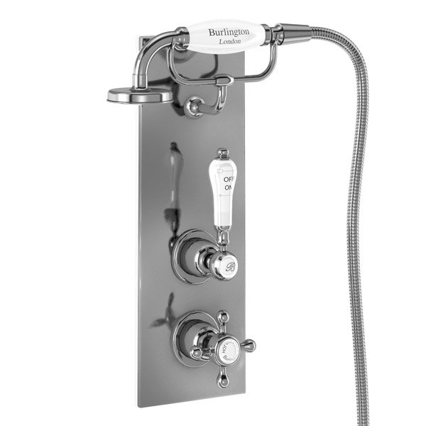Burlington Trent Concealed Thermostatic Valve & Cradle Single Outlet ...