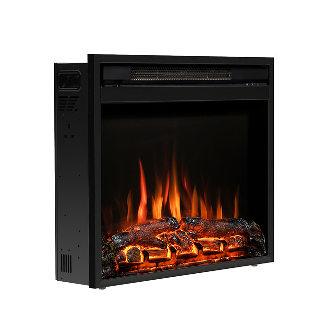 Caldo Ignis 22" Black Inset Wall Mounted Electric Fire