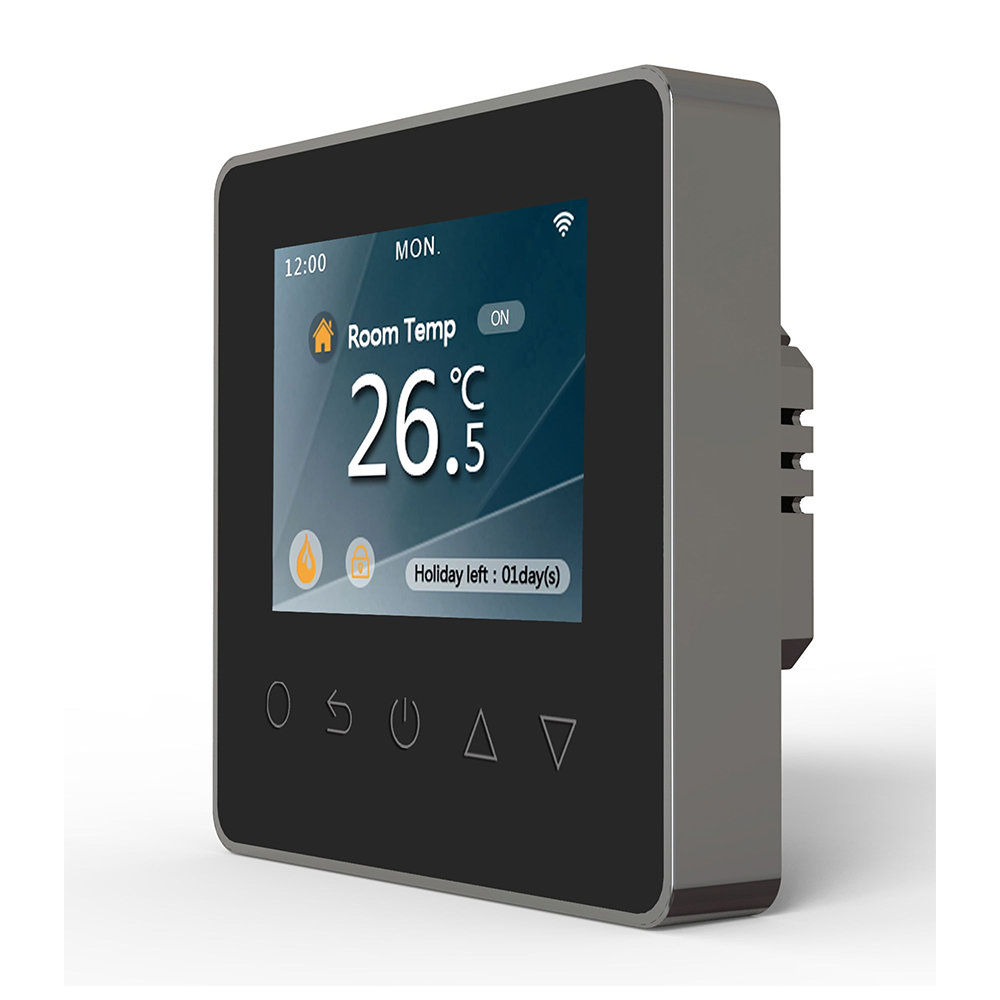 Caldo WiFi Electric Underfloor Heating Programmable Thermostat - Black