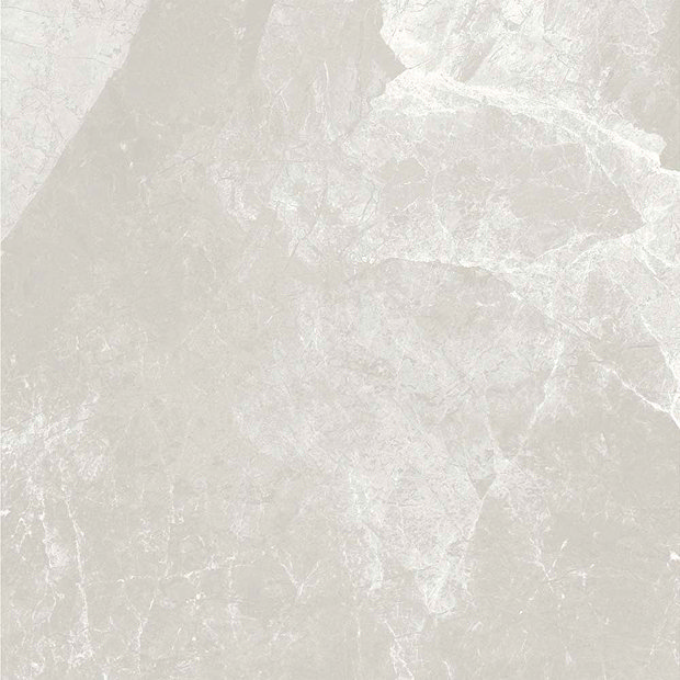 Casca White Matt Porcelain Floor Tiles - 60 x 60cm