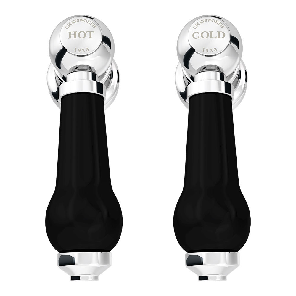 Chatsworth 1928 Traditional Black Lever Bath Filler Tap | Victorian ...