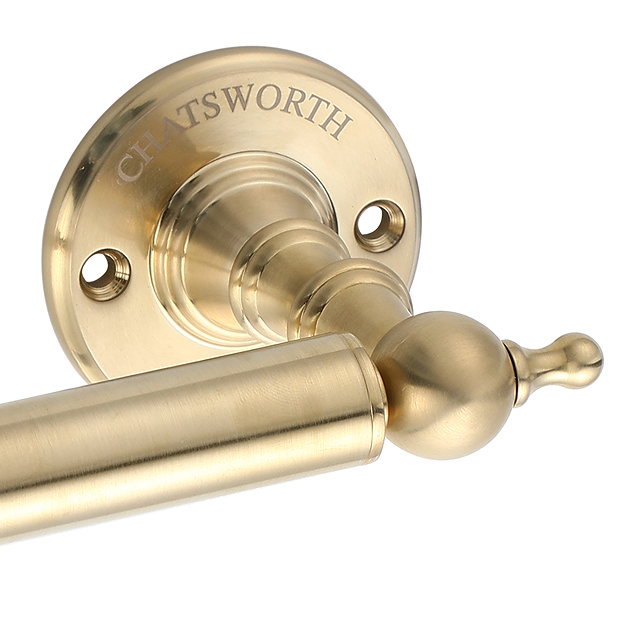 Chatsworth 1928 Traditional Toilet Roll Holder Brushed Brass ...