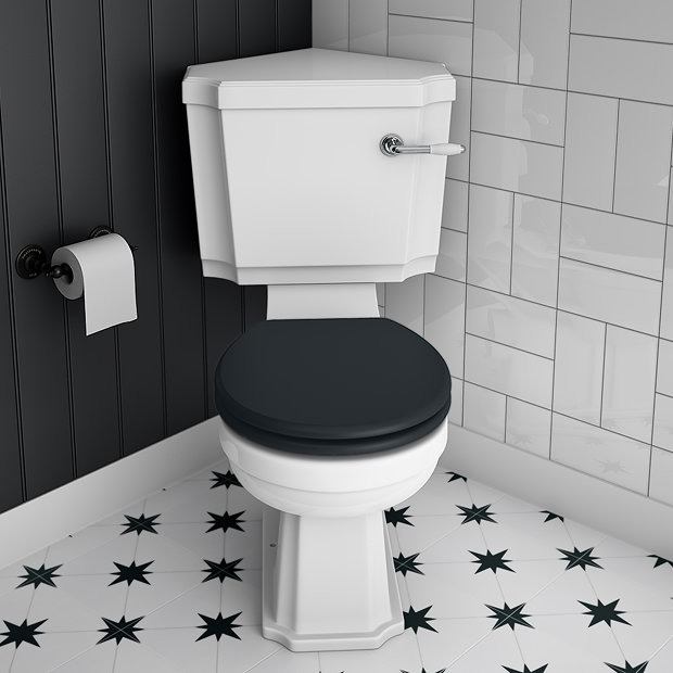 Chatsworth 1928 Traditional Toilet Roll Holder Matt Black | Victorian ...