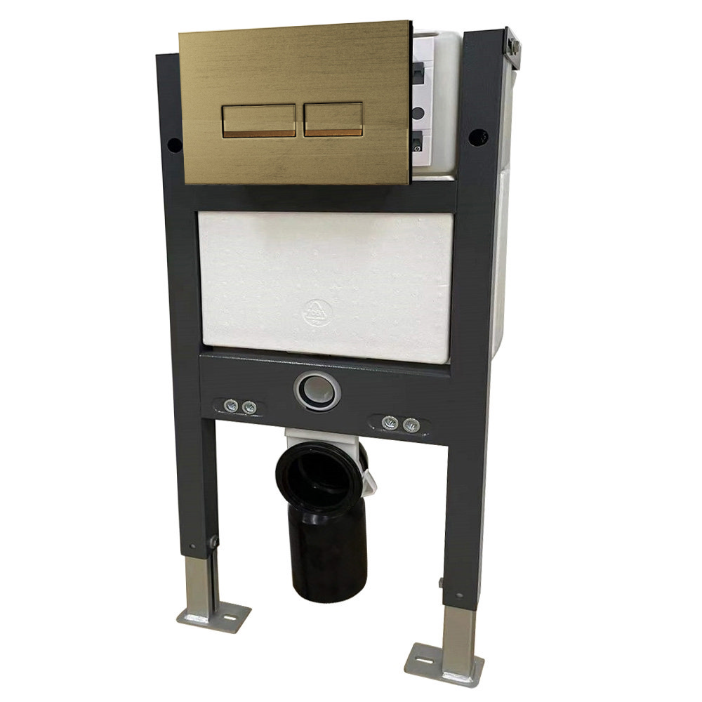 Chatsworth Compact Top/Front Flush Toilet Frame with Antique Brass ...