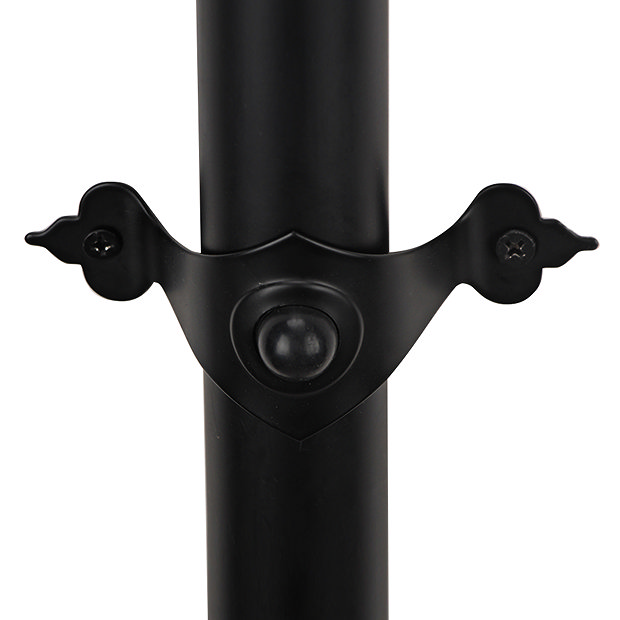 Chatsworth High Level Traditional WC Flush Pipe Kit Matt Black ...