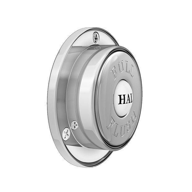 Chatsworth Premium Chrome Plated Brass Dual Flush WC Push Button