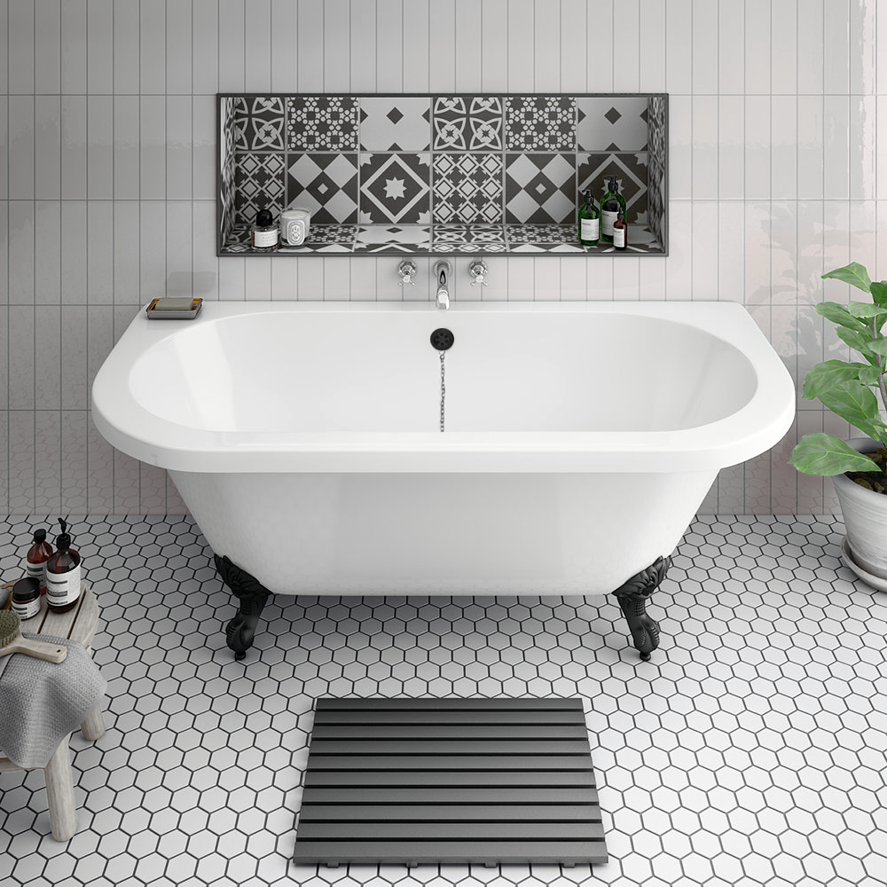 Chatsworth Extended Retainer Bath Waste, Overflow with Brass Plug and ...
