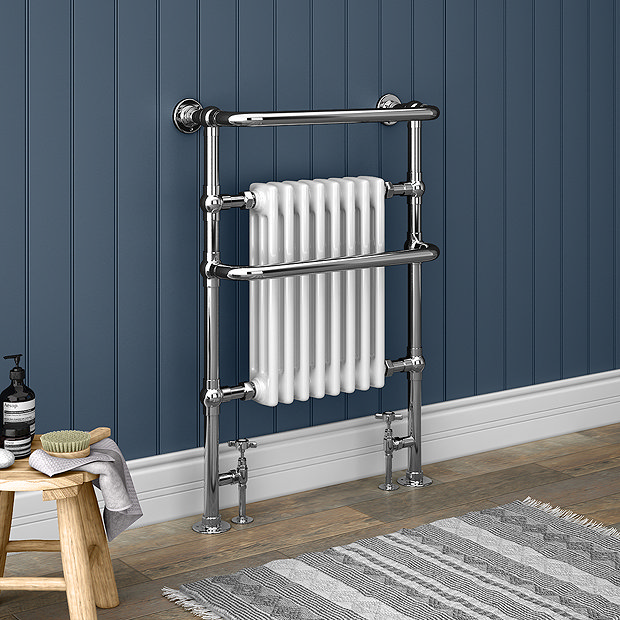Chatsworth Savoy Traditional Heated Towel Rail Radiator with Extra ...