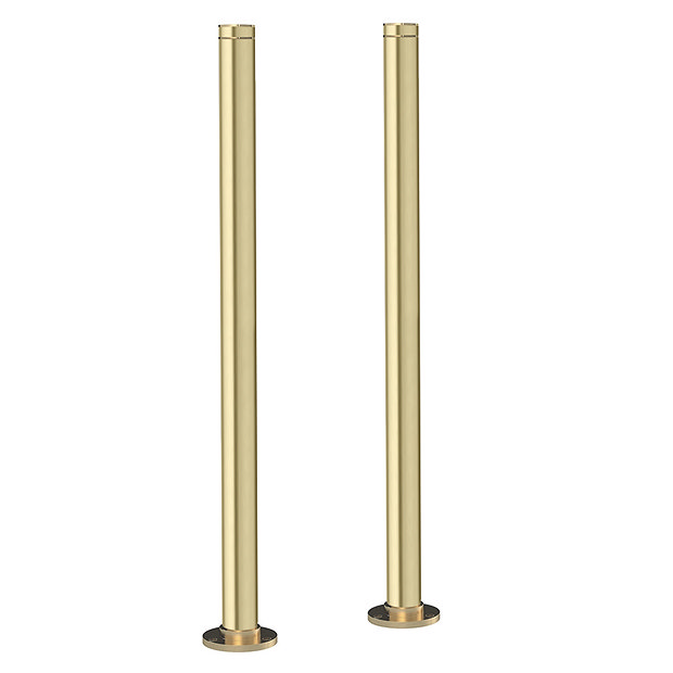 Chatsworth Standpipes for Freestanding Bath Taps Brushed Brass ...